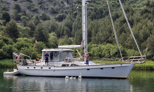 The Irwin 54 Sailboat